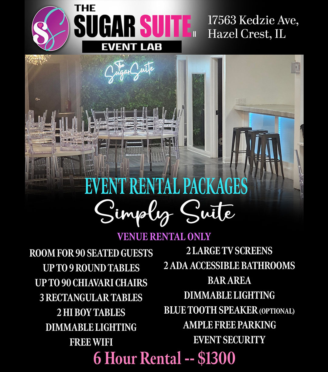 EmailMe Form - THE SUGAR SUITE EVENT LAB